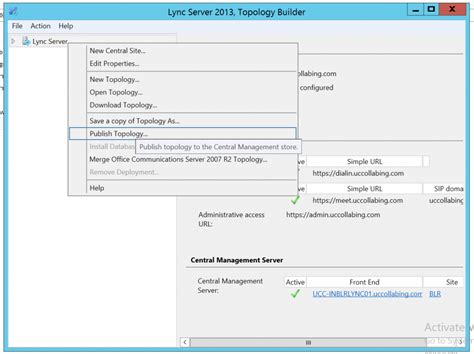 Installing Lync 2013 In Lab Building And Publishing Topology Lync Installing Lync 2013 In Lab Building And Publishing Topology Lync