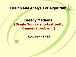 Single Source Shortest Path Algorithm With Example PPT