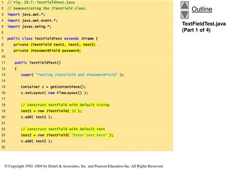 Ppt Chapter 29 Java Graphical User Interface Components Powerpoint Presentation Id 3553863
