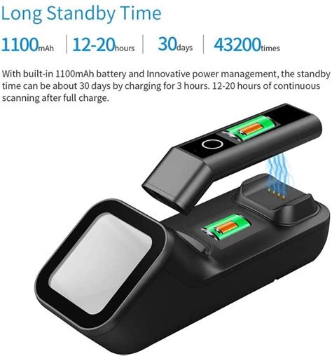Symcode Bluetooth Wireless Barcode Scanner With Automatic Scan Window D Cordless Bar Code