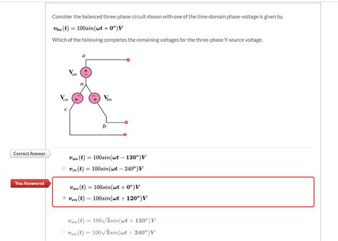 Solved Consider The Balanced Three Phase Circuit Shown With Chegg