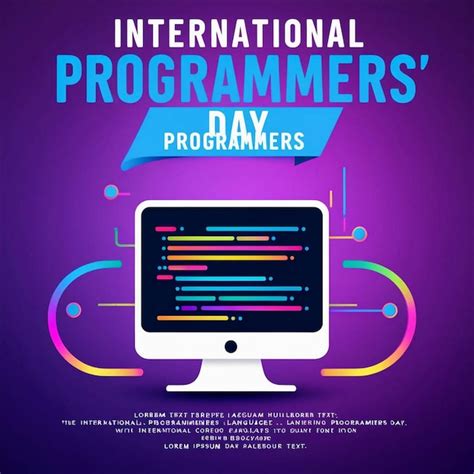 International Programmers Day Paper Cut Style Vector Design