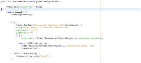 Koneksi Database Dengan Java Netbeans Secangkir Kopi