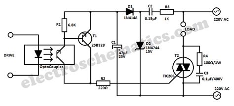 Triac Opto Coupler Circuit Confusion Electrical Engineering Stack