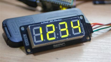 7 сегментный индикатор модуль на Tm1637 Arduinolab