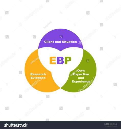 Diagram Ebp Evidence Based Practice Keywords Stock Vector Royalty Free Shutterstock