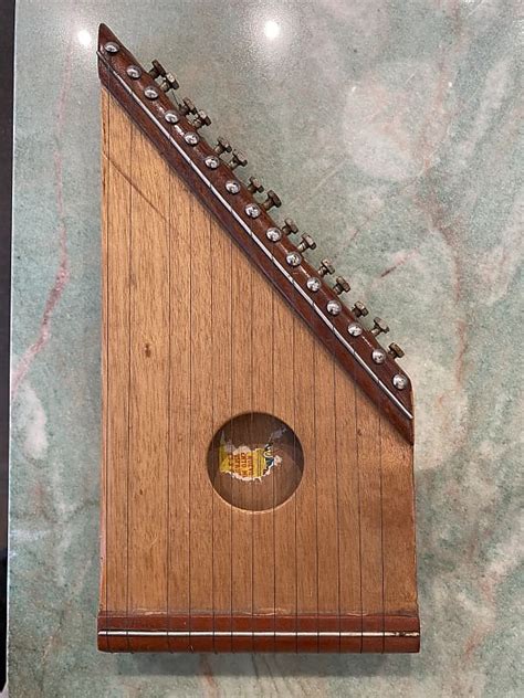 Vintage Lap Dulcimer Stringed Harp Reverb