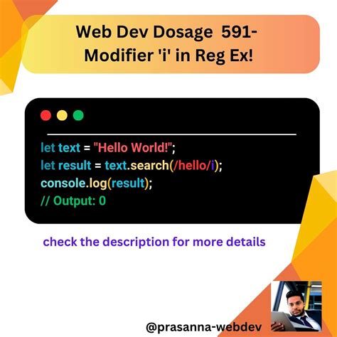 Prasanna D On Linkedin Webdevelopment Javascript Regex