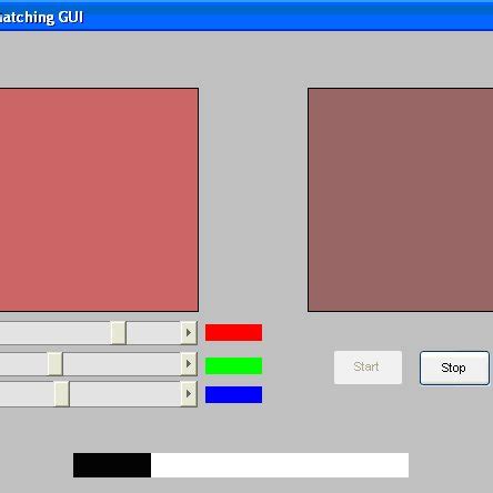 MATLAB GUI For Color Selection The Left Hand Color Is Adjusted By The Download Scientific