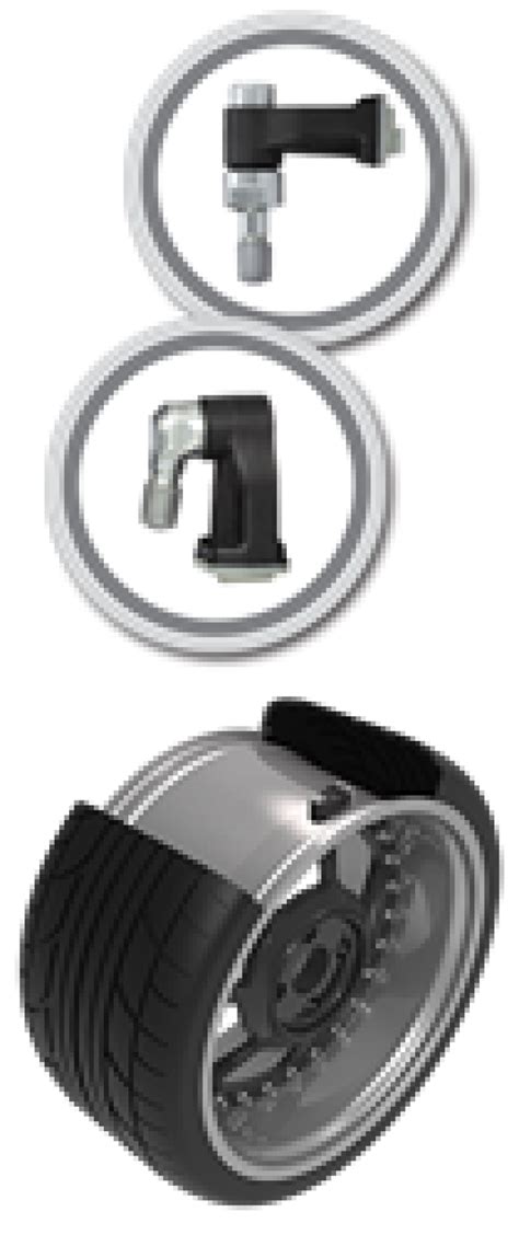 Schrader Tpms Sensor Clamp In Programmable 90 Degree Ez Sensor Val