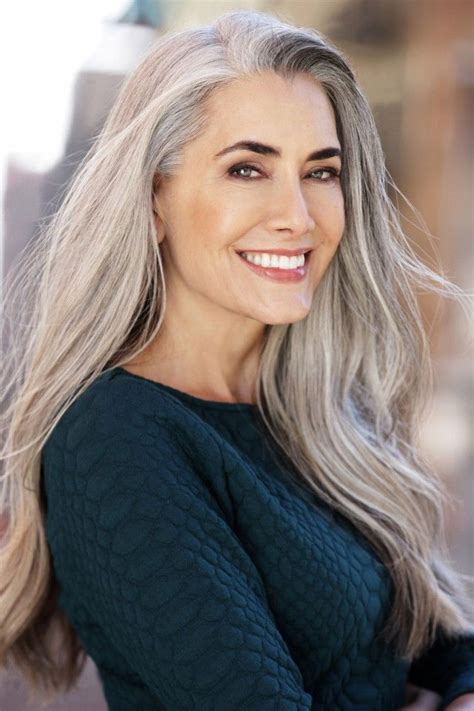 Long Grey Hair Model Bing Silver Grey Hair Long Gray Hair Long Hair Styles