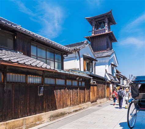 川越一番街商店街 蔵造りの町並み