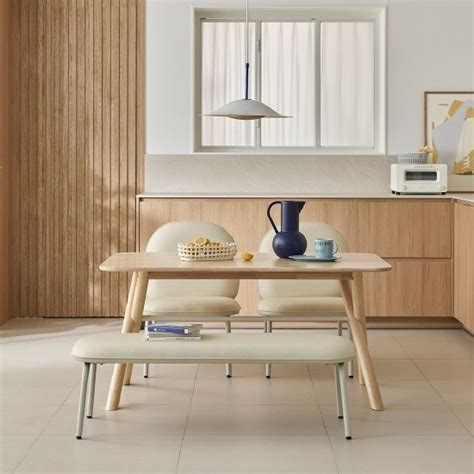 식탁 투티 4인 낮은 식탁세트 스틸의자2 벤치1 포함 오늘의집 쇼핑