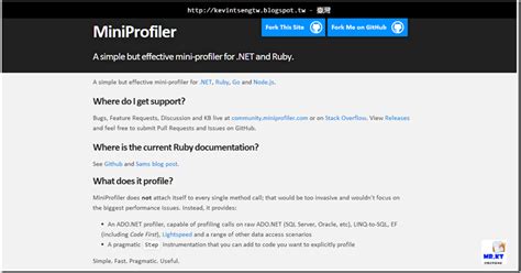 Mrkt 的程式學習筆記 Aspnet Mvc 5 Entity Framework 6 Miniprofiler 3