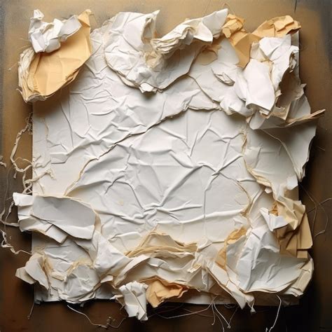 Premium Ai Image Crumpled Notebook Paper Texture