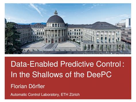 pdf data enabled predictive control in the shallows of the deepc