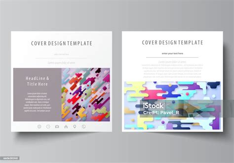 광장에 대 한 비즈니스 템플릿 디자인 브로셔 잡지 전단지 커버 전단지 추상적인 벡터 레이아웃 아름 다운 최소한의 배경을 형성 하는 기하학적 형태와 화려한 미니 멀리즘 배경