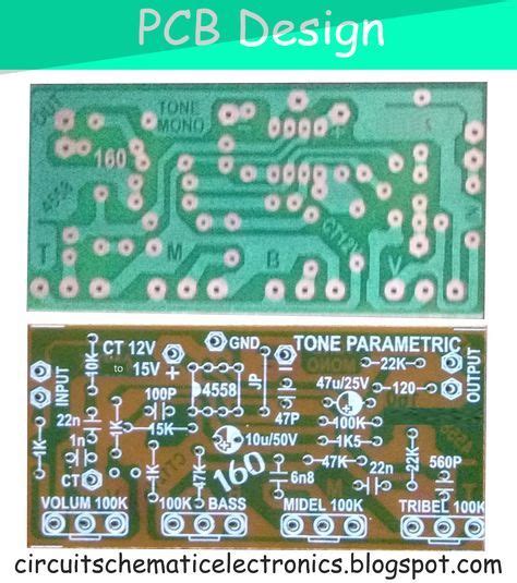 Parametric Tone Control Ic4558 And Pcb Artofit