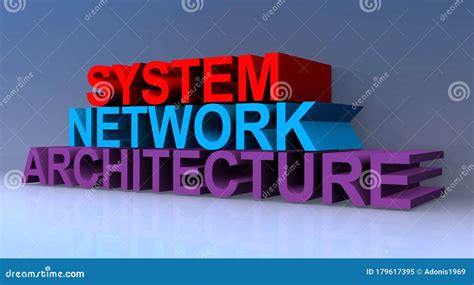 System Network Architecture Stock Illustration Illustration Of Server Flow 179617395
