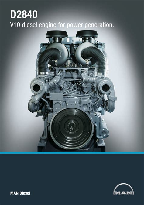 V10 Diesel Engine For Power Generation Man Diesel And Turbo Se