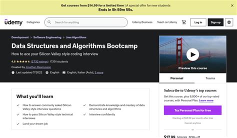 The Best Algorithms Online Courses
