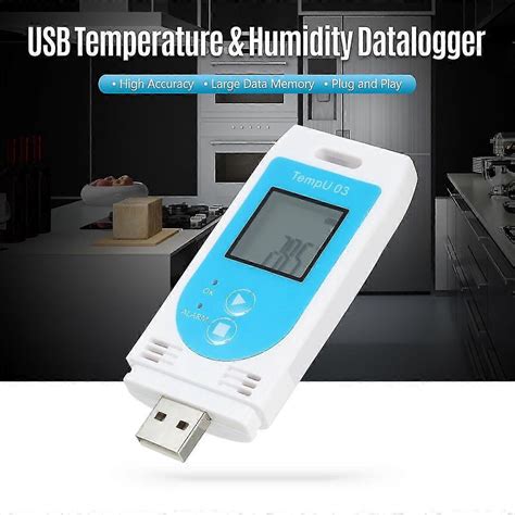 Tempu 03 Usb Temperature Humidity Data Logger Reusable Rh Temp Datalogger Recorder Humiture