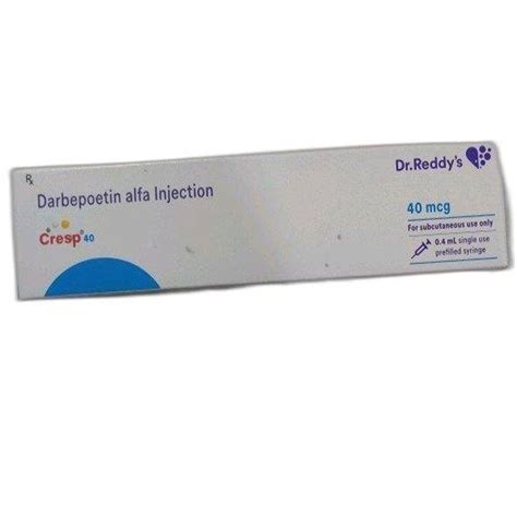 40 Mcg Darbepoetin Alfa Injection At Rs 2999box Cresp Injection In 40 Mcg Darbepoetin Alfa Injection At Rs 2999box Cresp Injection In