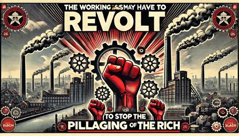 The Working Class May Have To Revolt To Stop The Pillaging By The Rich