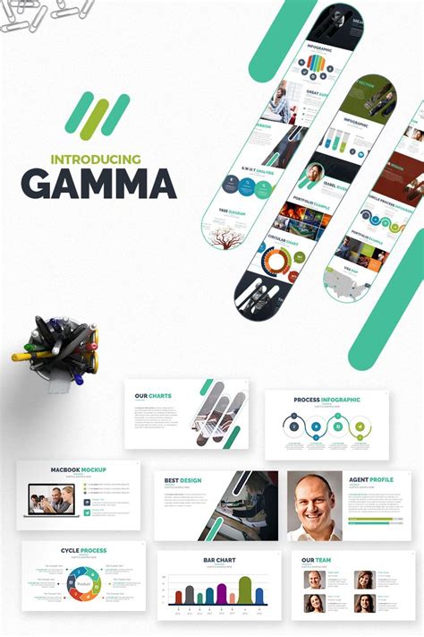 Gamma PowerPoint Template TemplateMonster Powerpoint Presentation Powerpoint