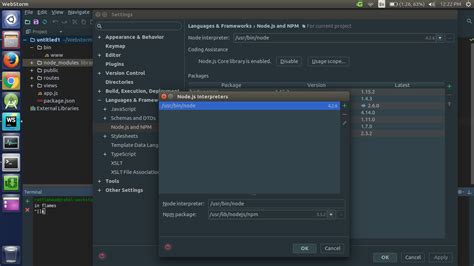 Nodejs Please Specify Npm Or Yarn Package In Phpstormwebstorm When Trying To Install A New