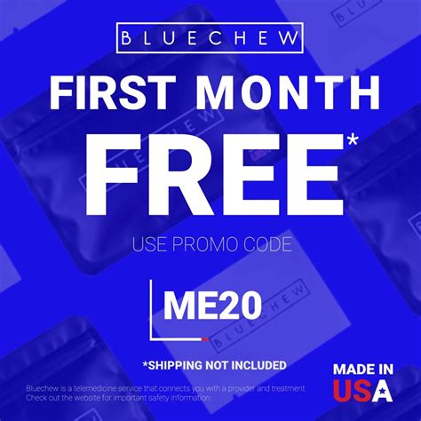 Chew It And Do It Lifes Too Short To Go Without Bluechew Consult With A Telehealth Provider