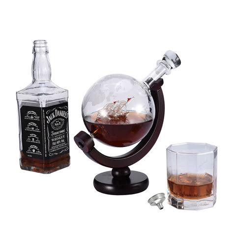 800 мл Глобус графин с готовой деревянной подставкой бар аэратор Лейка ...
