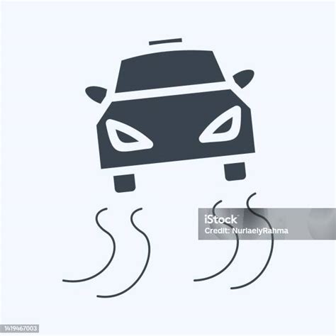 아이콘 안정성 제어 자동차 기호에 적합합니다 글리프 스타일 편집 가능한 간단한 디자인 디자인 템플릿 벡터 간단한 그림 공장 산업 건물에 대한 스톡 벡터 아트 및 기타 이미지