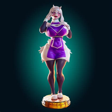 3d File Toriel Ultra Thicc Goat Mommy 3d Print Model Futa 🐐・3d Print Model To Download・cults