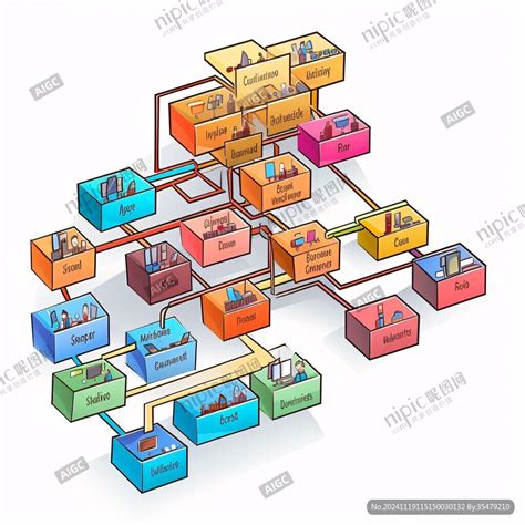 Ai创作图立方体结构 网络架构 3d架构 3d结构图 多链结图 社区网络图 立方体框架结构 卡通网络形象 3d结构 微立体图形图表 组织结构图 模块化结构 企业架构图 立体平面图 完整架构