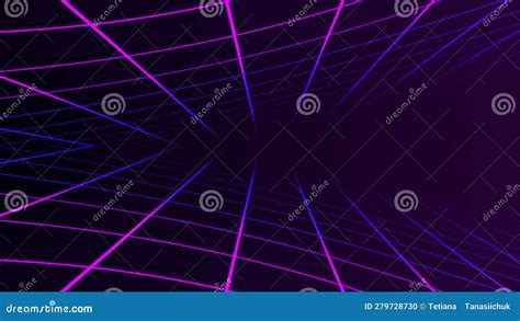 Abstract Retro Synthwave Grid Loop Animation Background 3d Render