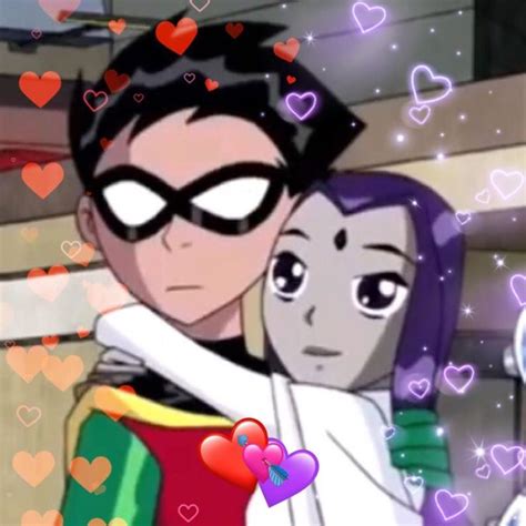 Raven On Instagram Me And Robin🥰💜 ️ ️ Teentitansrobinofficial