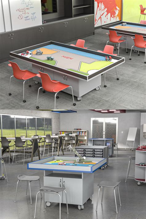Robotics Table With Flexible Options For Learning Spaces