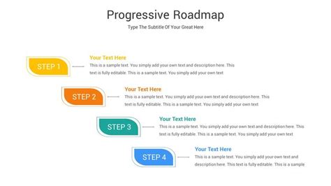Progressive Roadmap PowerPoint Template Powerpoint Templates Roadmap