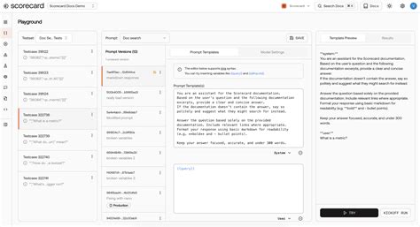 Playground Scorecard Docs