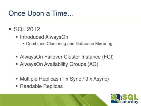 Sql2016sql2014sql2012 Alwayson Availability Groups Ppt Download