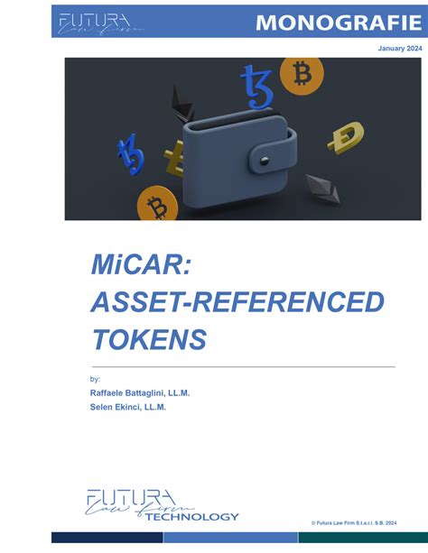 Micar E Gli Asset Referenced Tokens Art Futura
