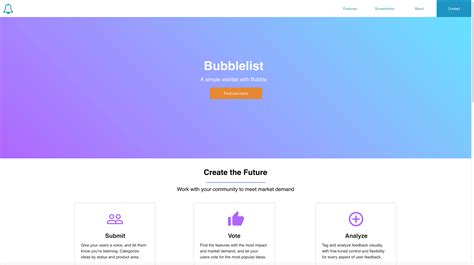 Free Responsive Template Landing Page Template Showcase Bubble Forum