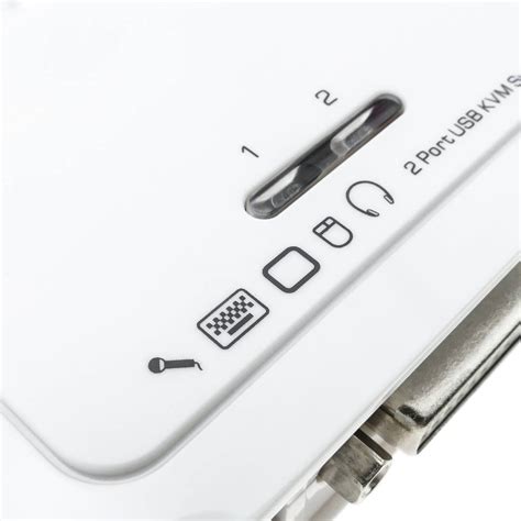 Compact USB DVI KVM Switch AUDIO 1KVM To 2CPU Cablematic