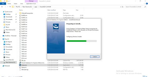 O Oracle C Express Edition Setup And Installation