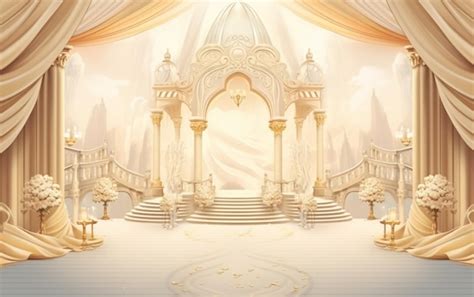 Premium Photo Wedding Luxury Background Illustration