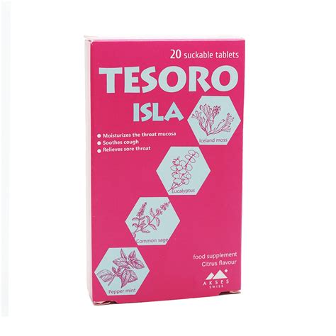 ტესორო ისლა 20 საწუწნი ტაბლეტი