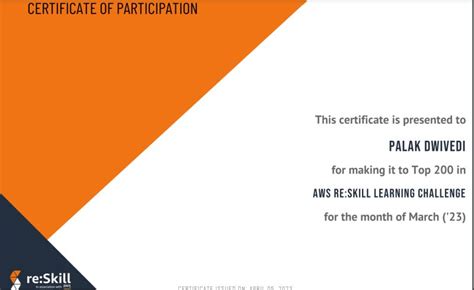 palak dwivedi on linkedin re aws reskill amazonwebservices march certificateofcompletion…
