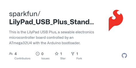 Github Sparkfunlilypadusbplusstandalone This Is The Lilypad Usb Plus A Sewable