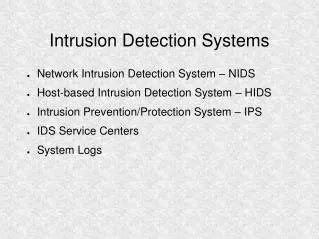PPT Intrusion Detection Systems PowerPoint Presentation Free Download ID
